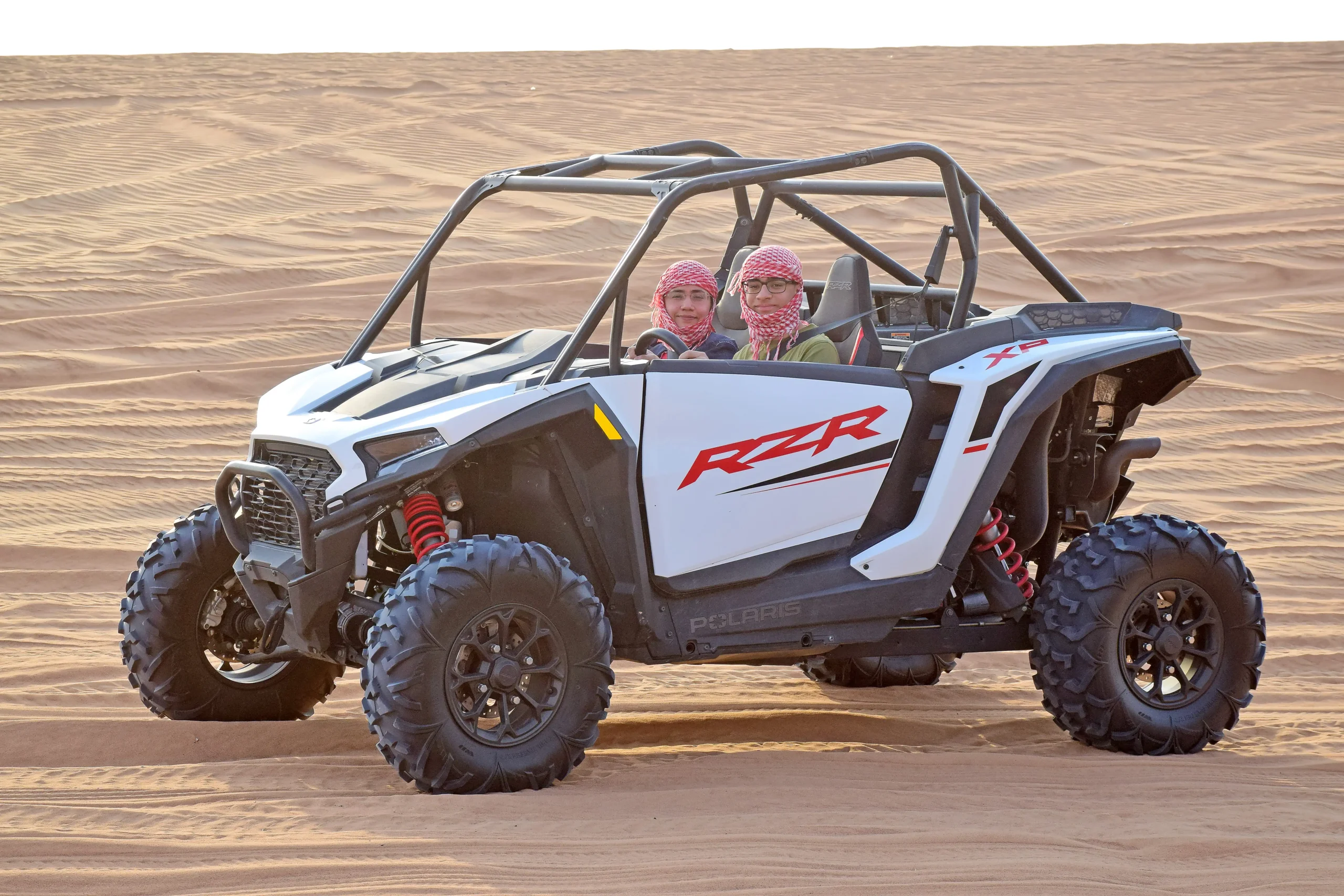 2 Seater Polaris Buggy RZR 1000CC Self Drive Rental Dubai